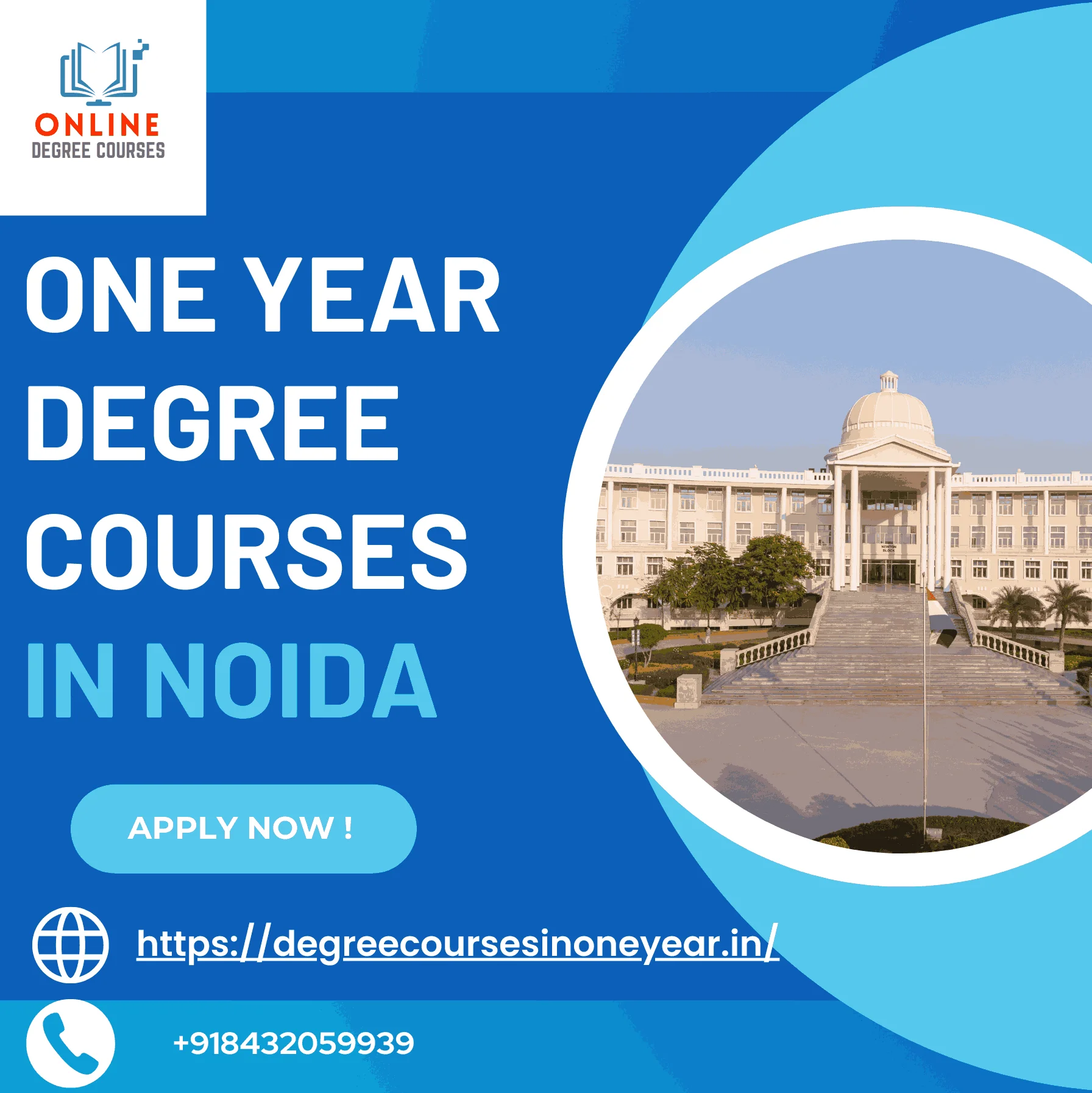 One Year Degree Courses in Noida | One Sitting Degree 2024