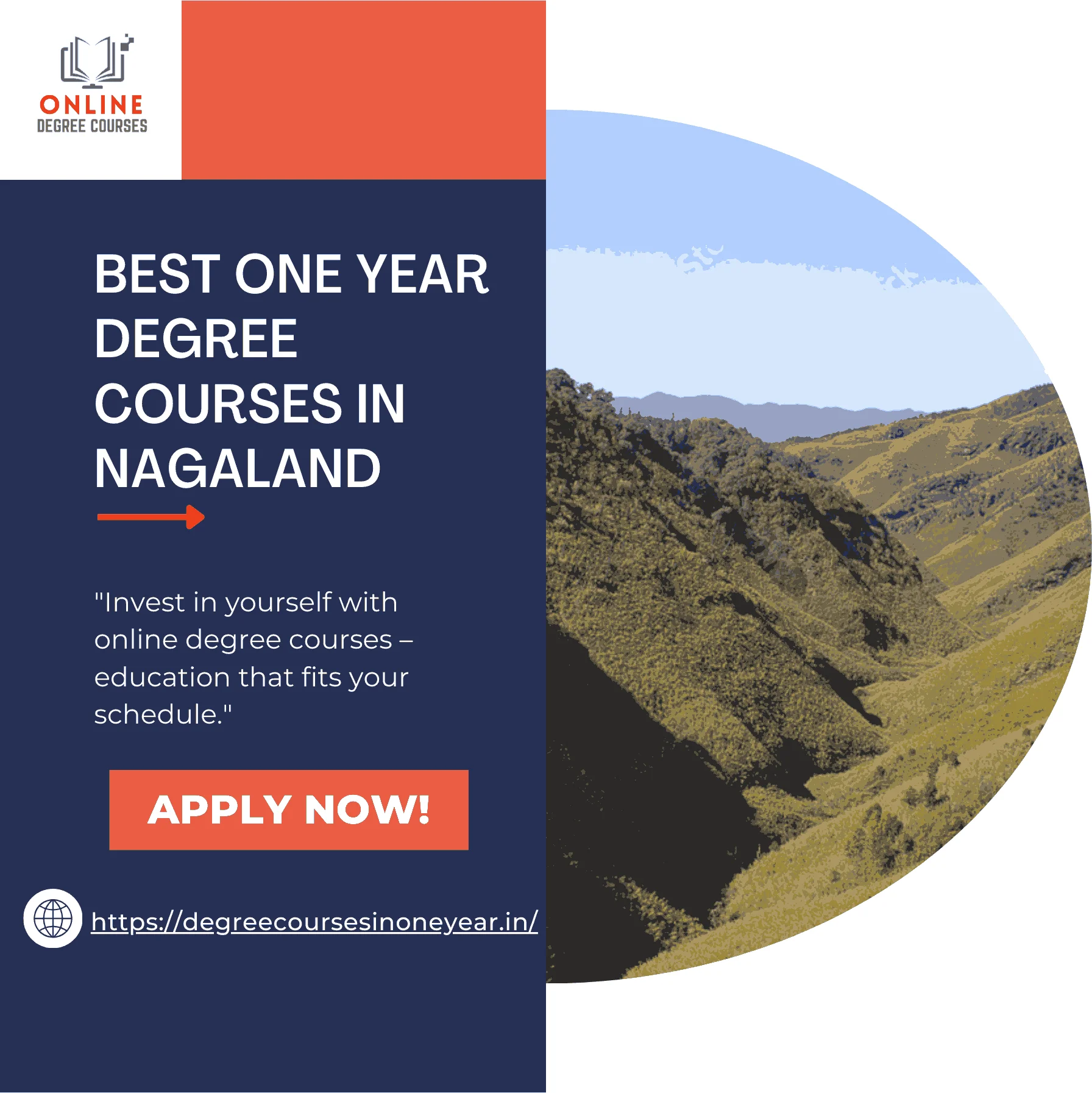 One year Degree Courses in Nagaland 2024 | One Sitting degree