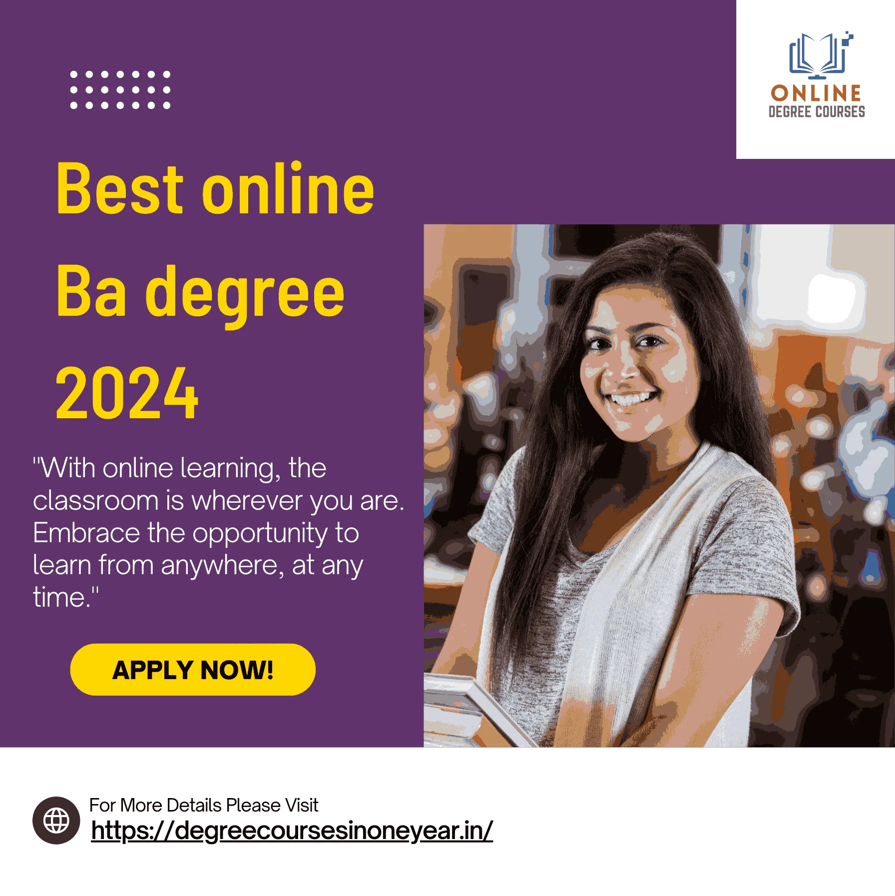 Online BA Degree in One Year | BA Undergraduate course 2026